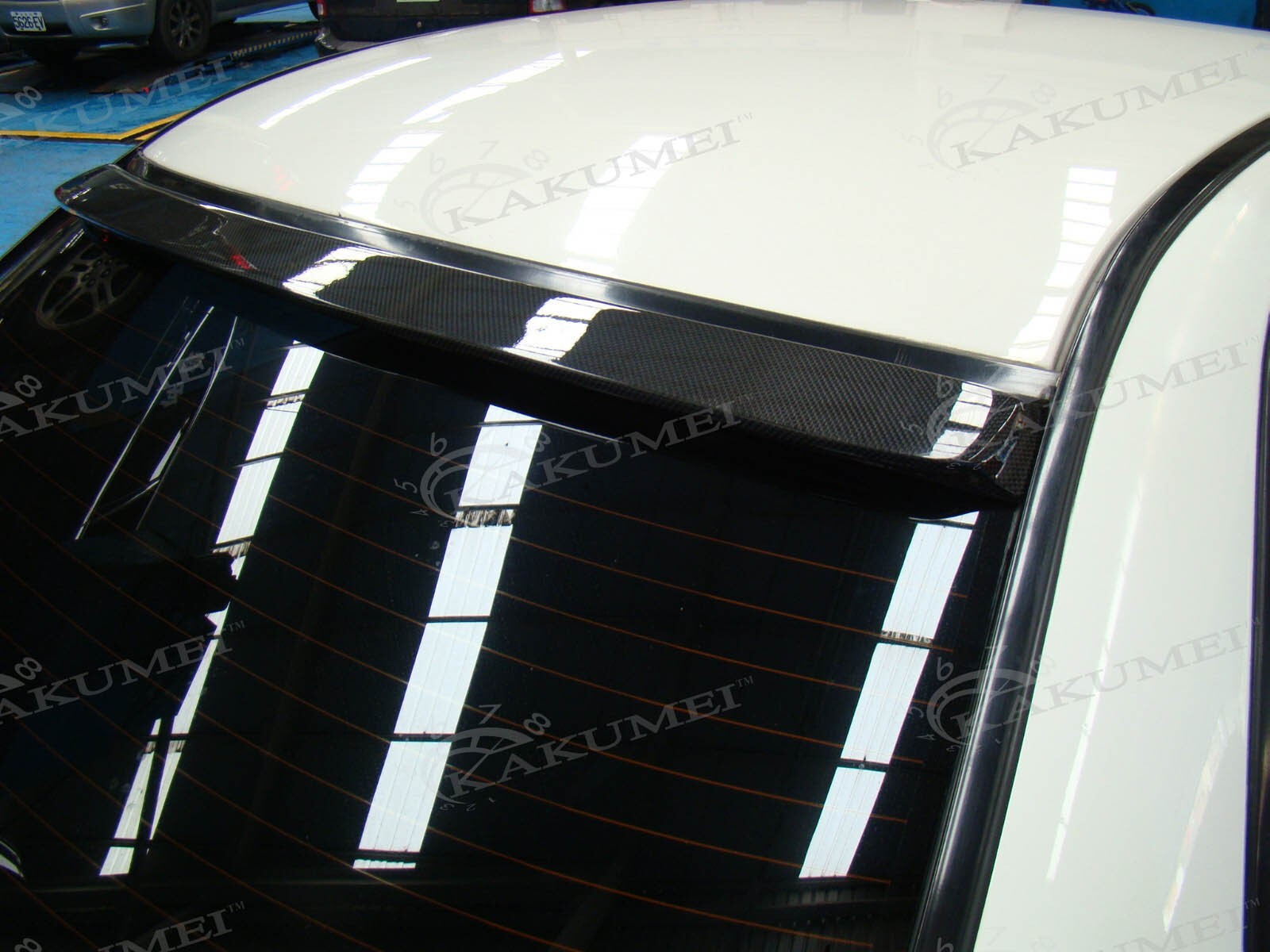 KAKUMEI CARBON REAR WINDOW SPOILER WING FOR GC8 IMPREZA WRX 1998-2001 ...