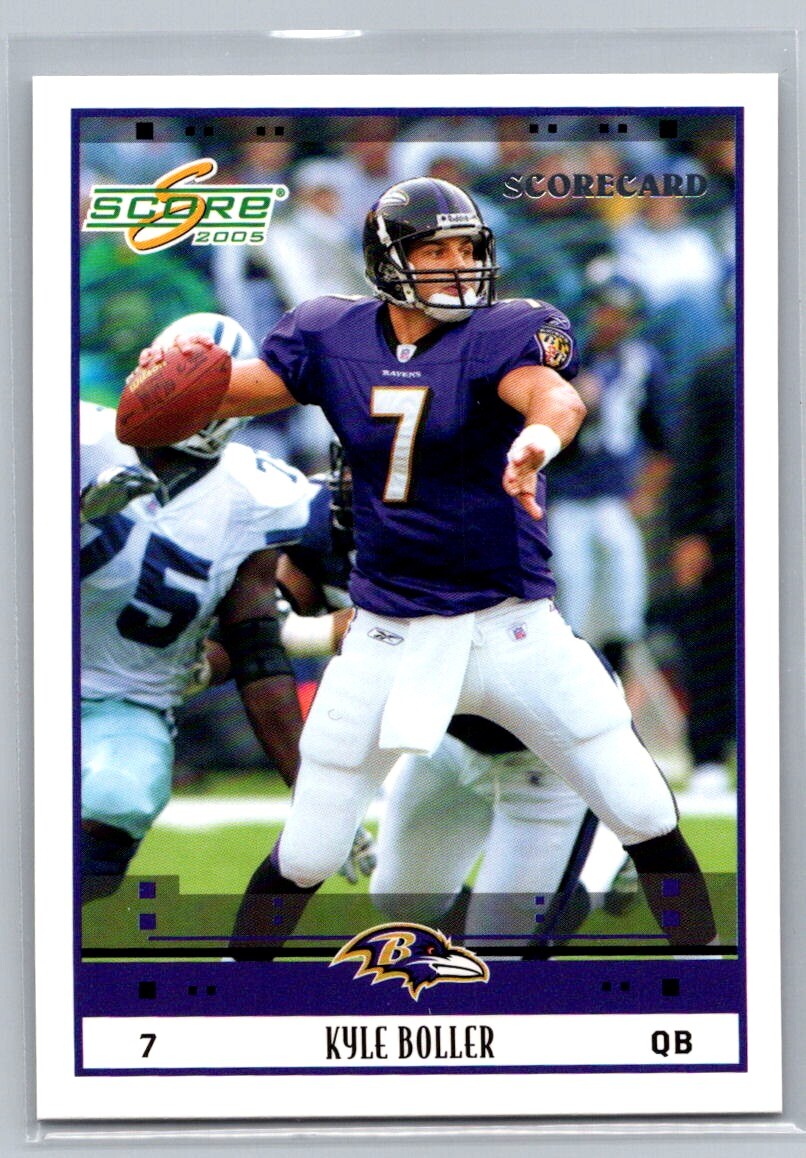 2005 Score #23 Kyle Boller Scorecard #/599 | eBay