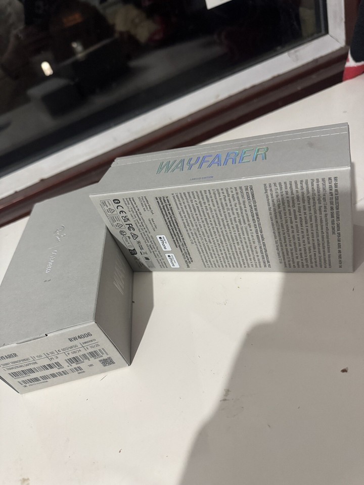 Limited Edition Ray Ban Meta Transparent Glasses New Clear UNOPENED ...