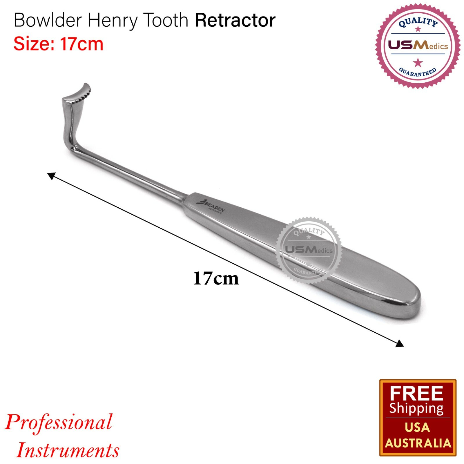 Surgical Dental Bowlder Henry Tooth Retractor Lip-Cheek Tongue ...