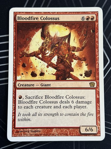 1x Bloodfire Colossus (177) Ninth 9th Edition MP MTG Magic the ...
