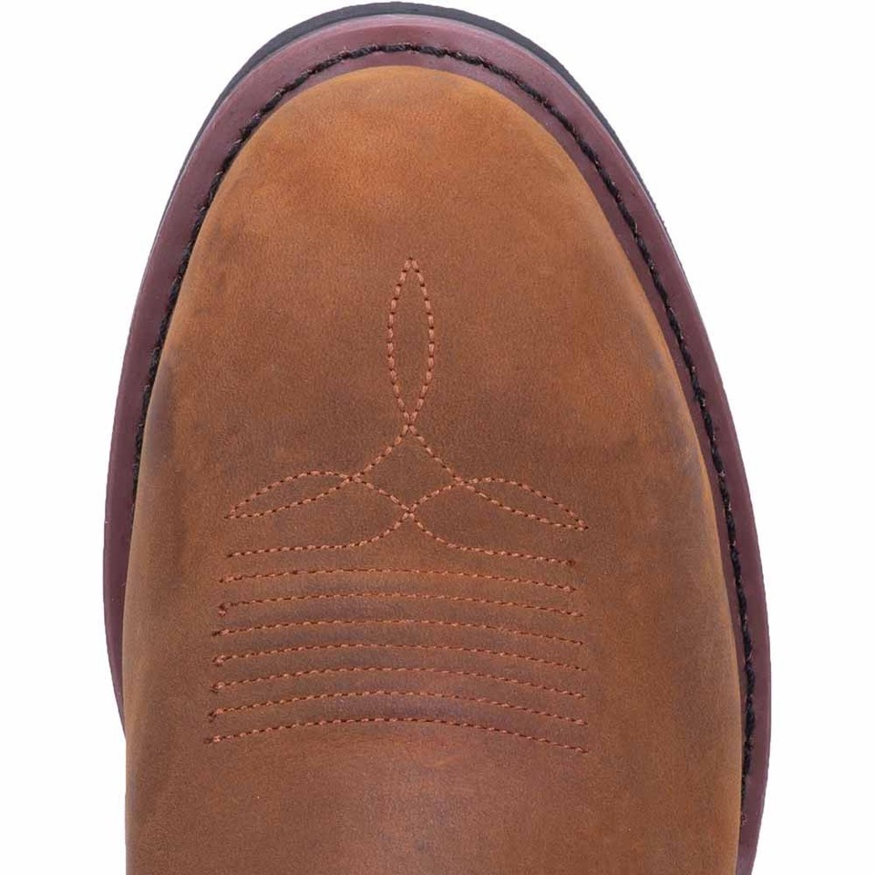 Dan Post Albuquerque Tan Leather Round Toe Western Cowboy Boot (USA Men ...