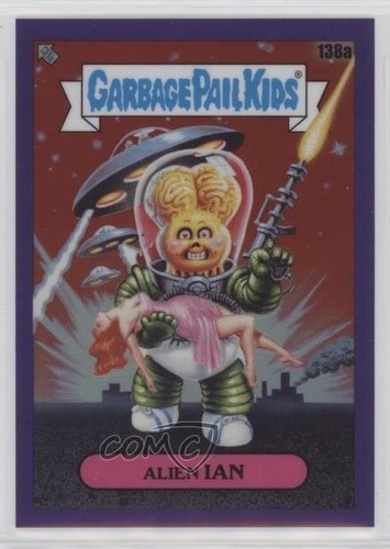 2021 Chrome Garbage Pail Kids Original Series 4 Purple Refractor Alien ...