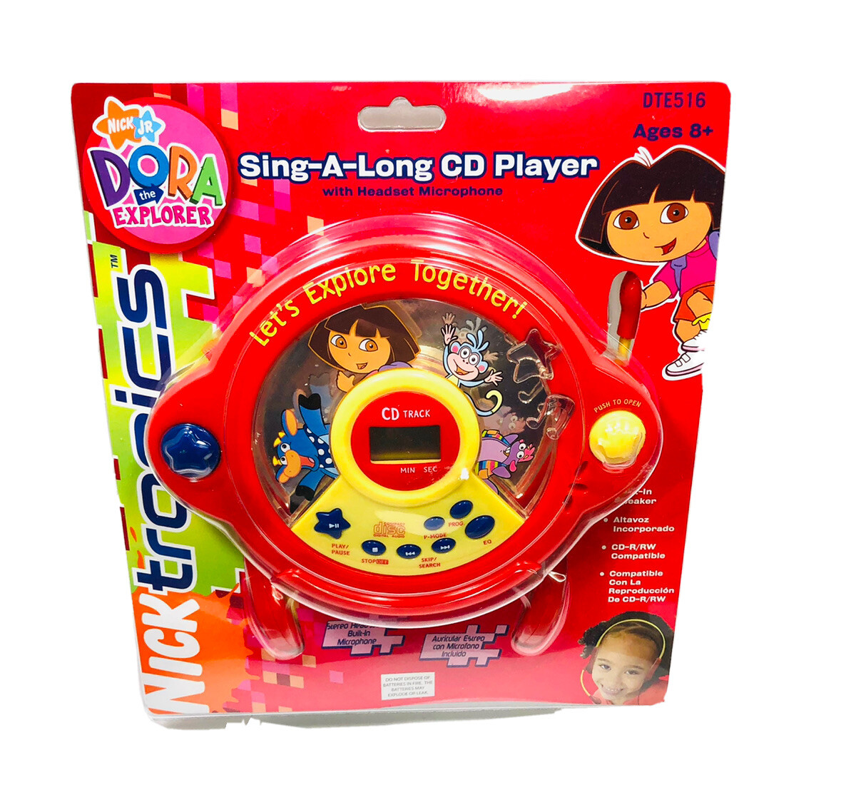 Dora the Explorer Sing A Long CD Player DTE516 Dora the Explorer Nick ...
