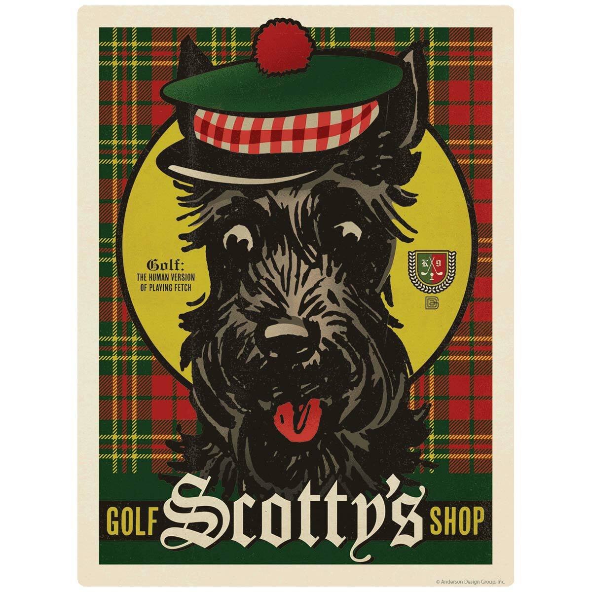 Scotty Dogs Golf Shop Decal Peel and Stick Decor | eBay