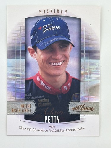 Adam Petty 2000 Maxximum Maxx NASCAR Racing Card #41 (NM) | eBay