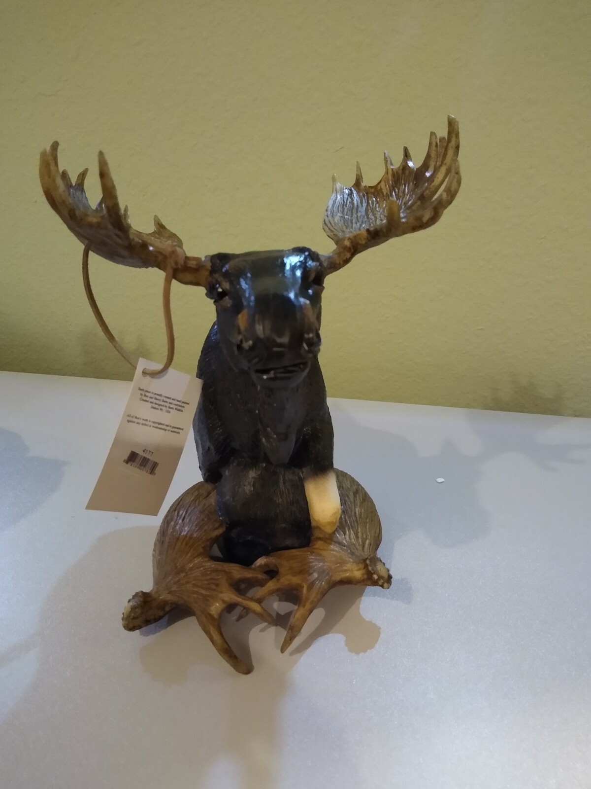 Buckhorn Pine Tree Topper Moose Figurine Or Christmas Tree Topper ...