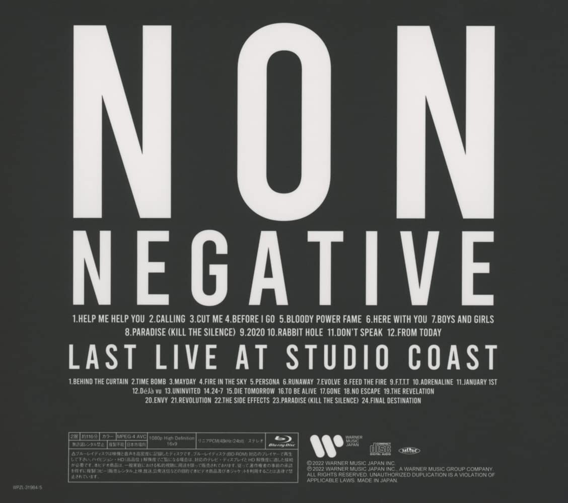New coldrain Nonnegative First Limited Edition CD Live Blu-ray Japan ...