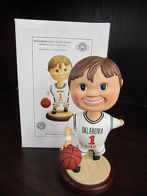 OKLAHOMA STATE U Cowboys BASKETBALL DRIBBLING Bobblehead Bobbin Head ...