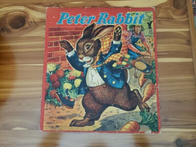 Vintage Peter Rabbit Puzzle The Super Duper Inlaid Puzzle Playtime ...