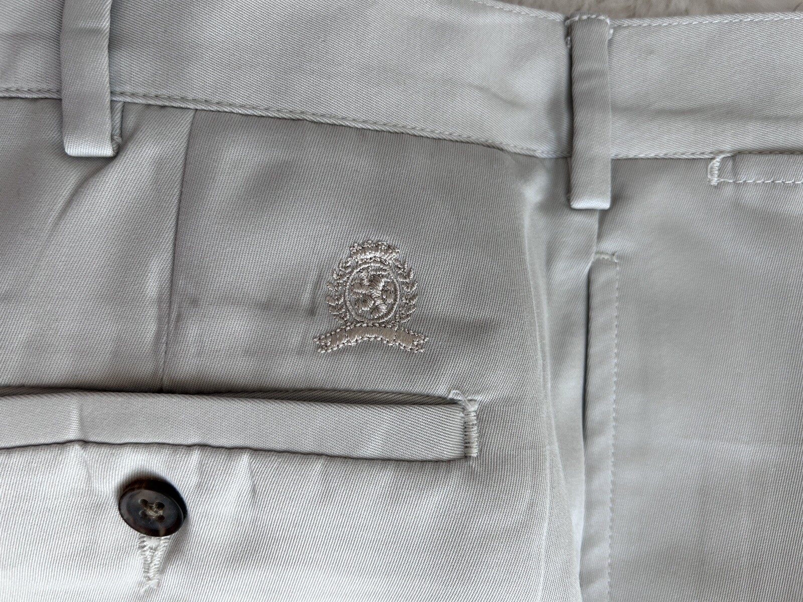 TOMMY HELFIGER BRAND PANTS CREAM COLOR - Gem