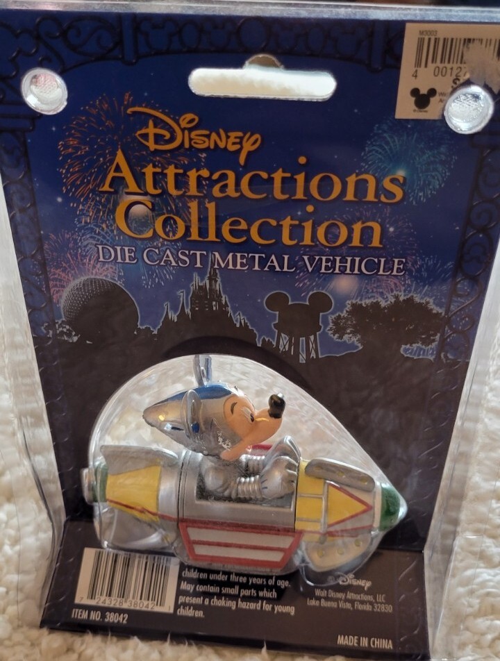 Disney Attractions Collection Astro Orbiter Mickey Die Cast NEW ...