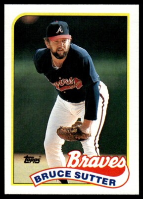 1989 Topps Bruce Sutter Atlanta Braves #11 | eBay