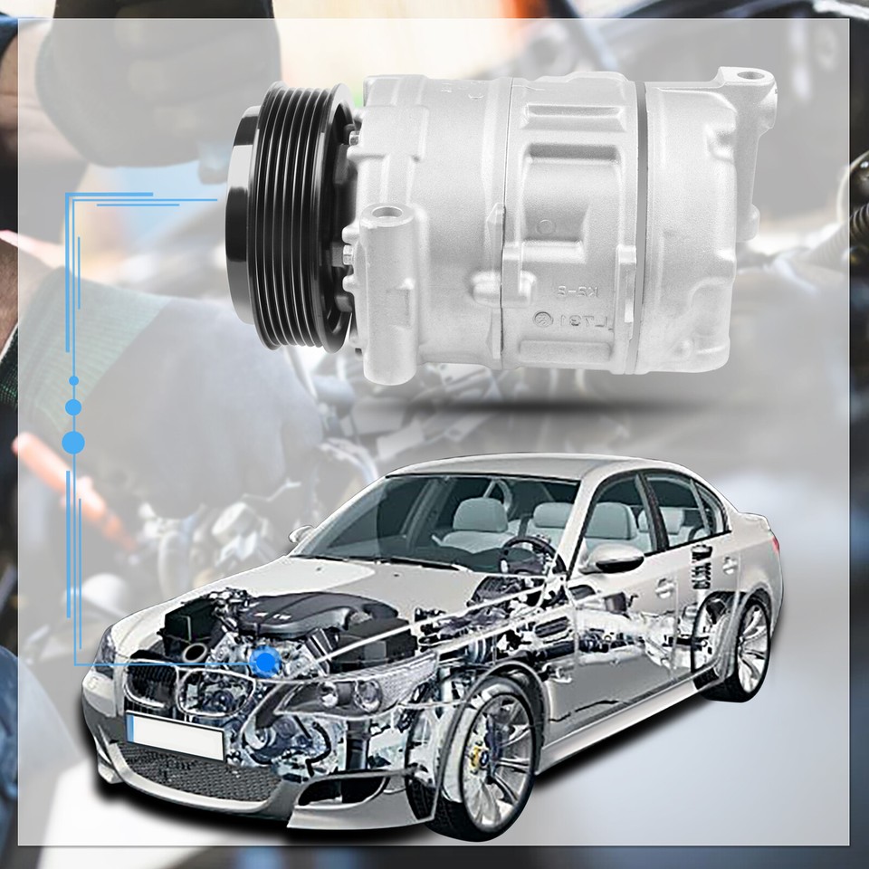 A/C AC Compressor W/Clutch For Mercedes-Benz E350 C320 C240 CLK350 ...