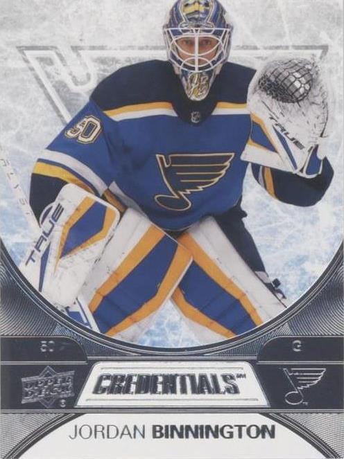 2021-22 Upper Deck Credentials - Jordan Binnington #50 for sale online ...