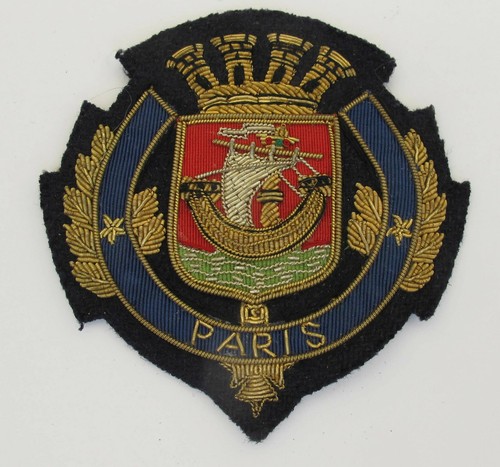 Ecusson de PARIS brodé OR/ARGENT | eBay
