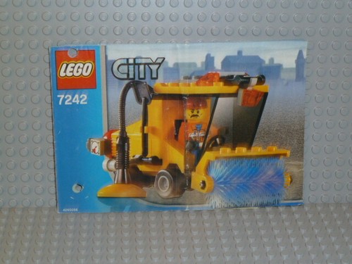 LEGO® City Building Instructions 7242 Sweeper Street Sweeper Perforated ...