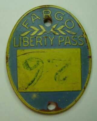 WW2 USS Fargo Liberty Pass Badge #26 - CL-106 - US Navy | eBay