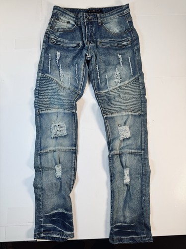 M. Society Politically Incorrect Blue Denim Jeans Kids Size 16 ...