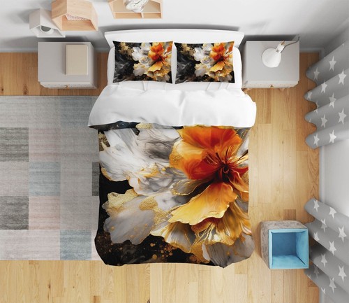 3D Watercolor Flower A6584 Bed Pillowcases Quilt Duvet Cover Set Queen ...