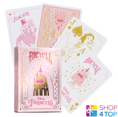 Bicycle Disney Princesa Rosa Playing Baraja de Cartas Tamaño Poker ...