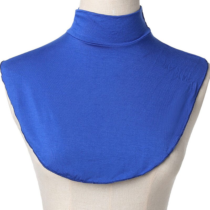 WomenMen Cotton Fake Mock Neck Bib Dickey Collar Neckline Turtleneck ...