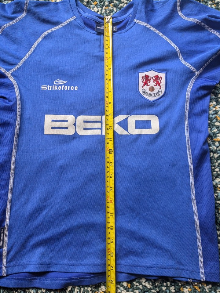 Rare retro Millwall FC Football Shirt 2004/2005 Strikeforce Kids Size ...
