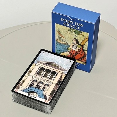 52 Pcs Oracle Sibyl Cards 9*6cm Every Day Oracle Deck Sibilla Italian ...