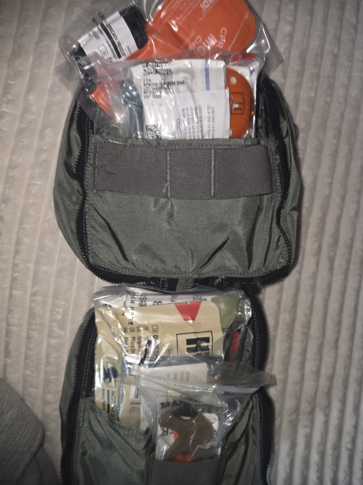 Panel Mounted Aircraft General Purpose First Aid Kit FULL C-17 Mounted ...
