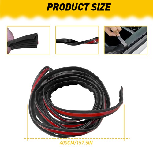 13ft V Shaped Car Side Window Trim Edge Mould Rubber Sealing Strip For ...