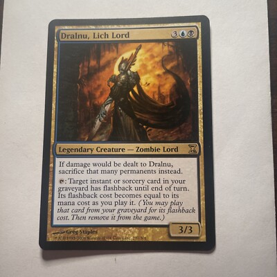 Dralnu, Lich Lord MTG | eBay