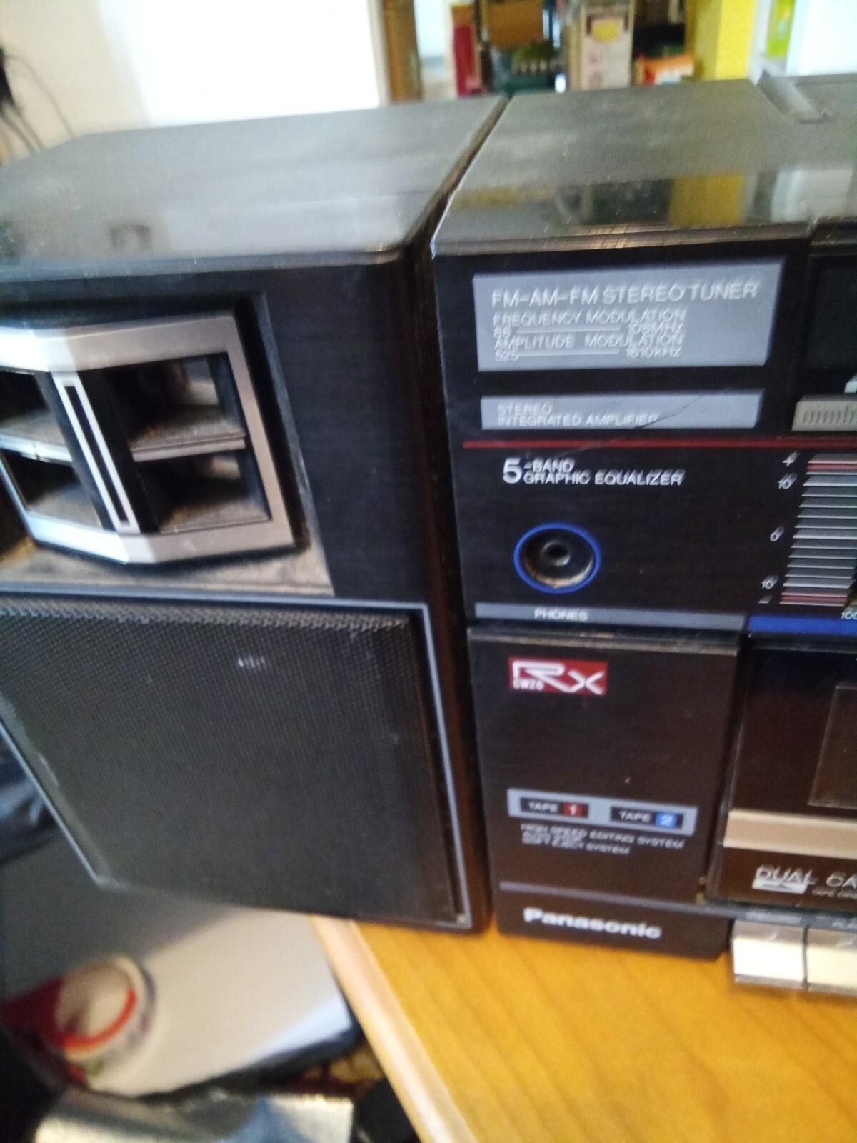 Panasonic Rx-cw26 Boombox Vintage Classic 80s Stereo Radio Cassette for ...