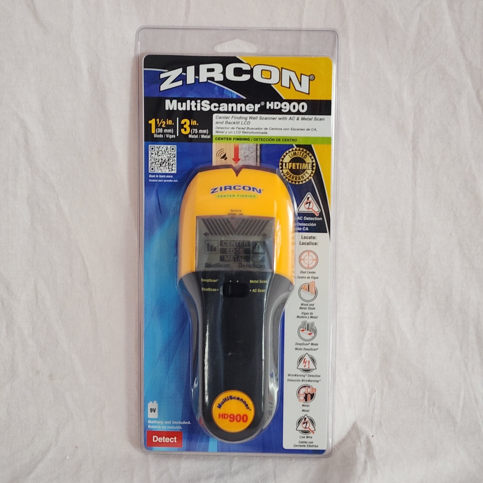 ZIRCON+MultiScanner+HD900%2FStud+Scan%2FDeep+Scan%2FMetal+Scan%2FAC ...