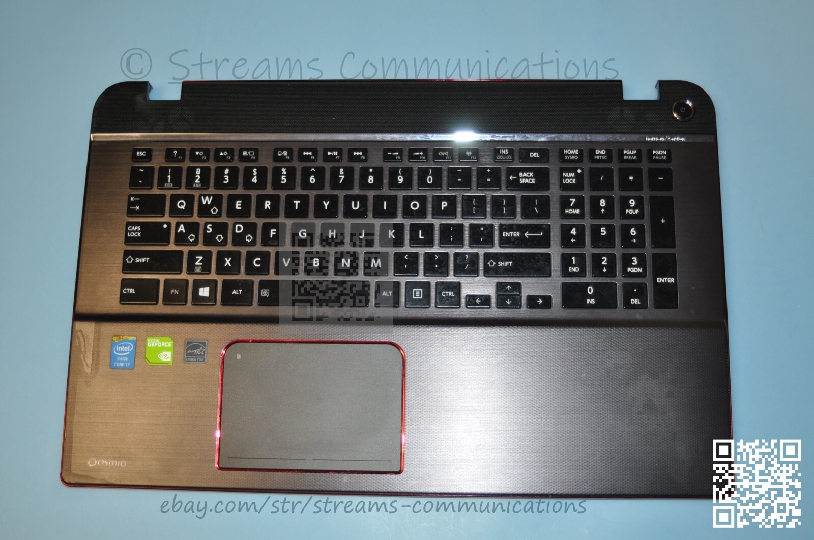 TOSHIBA Qosmio X70-A X75-A7170 X75-A7195 X75-A7290 Laptop Palmrest w ...