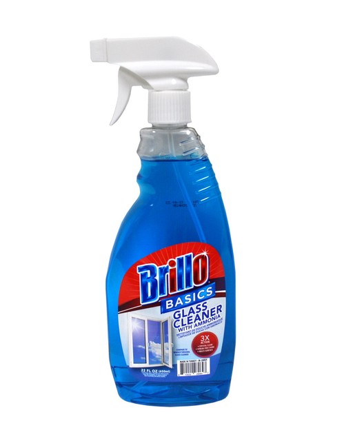 Brillo Basics 22 Oz. Trigger Spray Ammonia Glass & Surface Cleaner Bb ...
