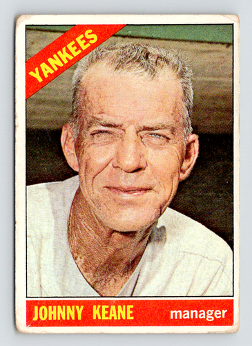 1966 Topps Card, #296 Johnny Keane, New York Yankees | eBay
