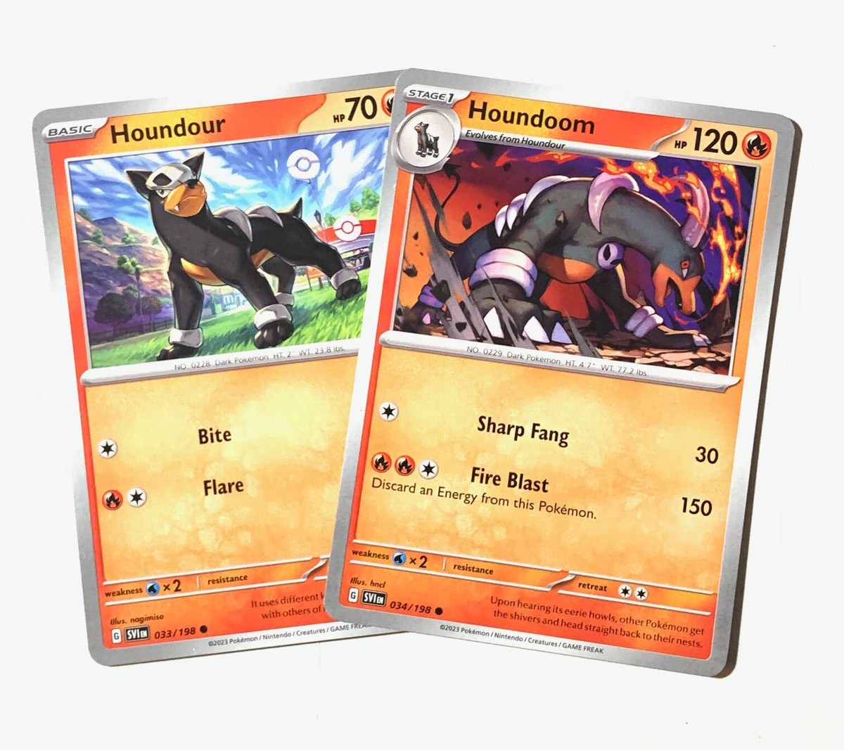 Pokemon Houndoom Card Houndoom Neo Revelation NM Single Cards