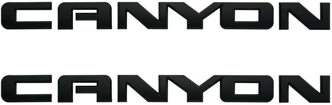 2Pc Canyon Emblem Front Side Door Rear Liftgate Tailgate Badge 22900425 ...