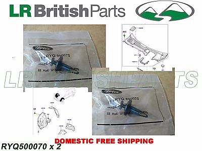 GENUINE LAND ROVER RETAINER 6.3 X 22 MM PUSH PIN LR2 SET OF 2 OEM NEW ...