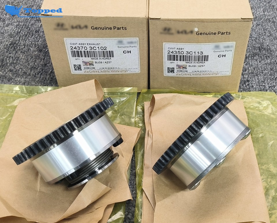 24350-3C113 CVVT Camshaft Gear 4Pcs for 24370-3C102 Hyundai 3.3L 3.8L ...