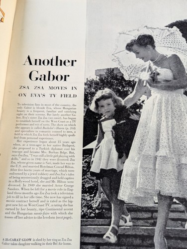 Life Magazine Oct 15, 1951 Zsa Zsa Gabor Cover Jim Norris Forrestial ...