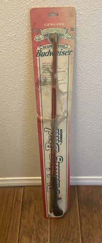 Budweiser Beer 1995 Johnson Fishing Bud Fishing Pole Rod Sealed Package ...