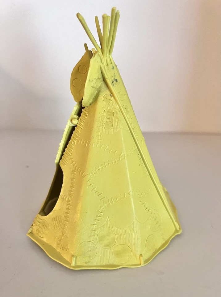 MARX FORT APACHE-YELLOW VINYL SP TEE PEE-VERY GOOD - HARD TO FIND ...