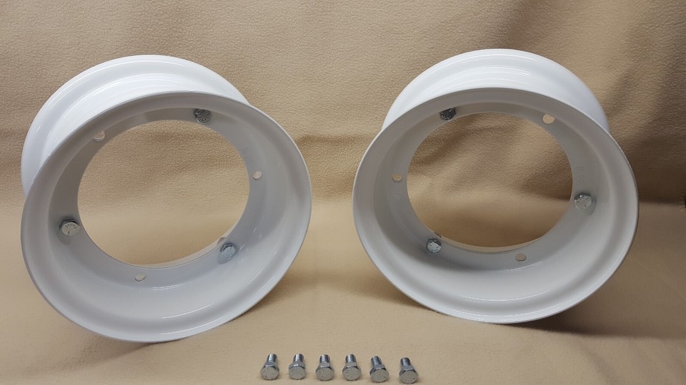 GRAVELY 12673 & 12674 8" SPLIT RIMS 2 PAIR ( 4 HALVES) FITS WALK BEHIND ...