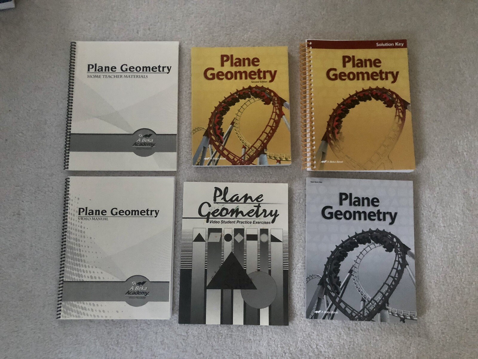 📘📕📗ABeka PLANE GEOMETRY ~Lot Of 6~In GREAT condition! Like New! | eBay