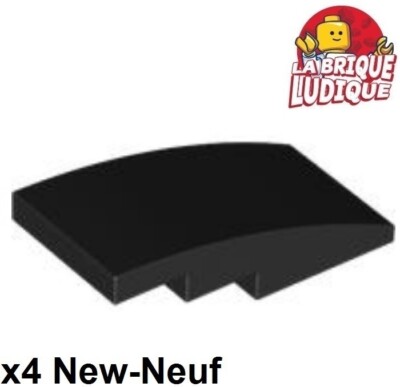 LEGO 4x Slope Curved Slope Gewölbt 4x2 Schwarz/Schwarz 93606 Neu | eBay