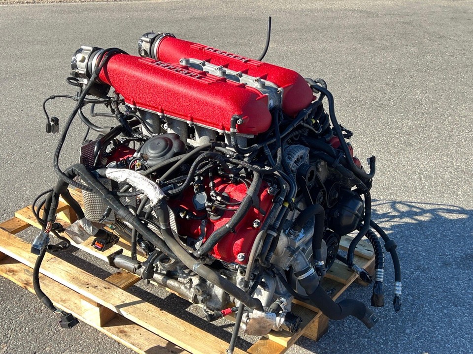 18700 MILES 2014 FERRARI 458 COMPLETE ENGINE F136FB F142 243019 | eBay