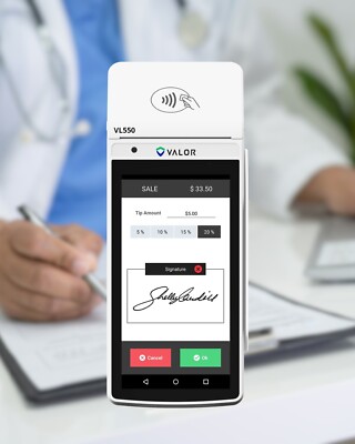 Valor VL550 | Credit Card Machine | $39.99/mo Flat Rate, No Hidden Fees ...