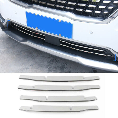 2022-2024 For Kia Carnival Chrome Front Bumper Lower Grille Grill Trim ...