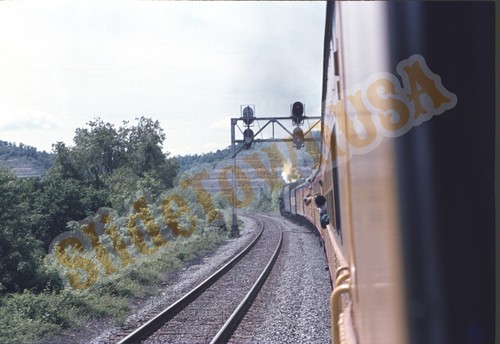 Vtg 1981 Train Slide 614 C&O Chesapeake Ohio Steam Engine Chessie ...